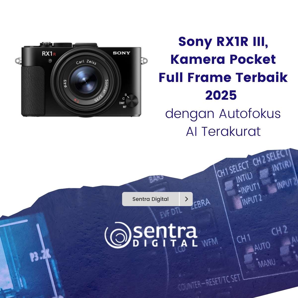 Sony RX1R III, Kamera Pocket Full Frame Terbaik 2025 Dengan Autofokus ...